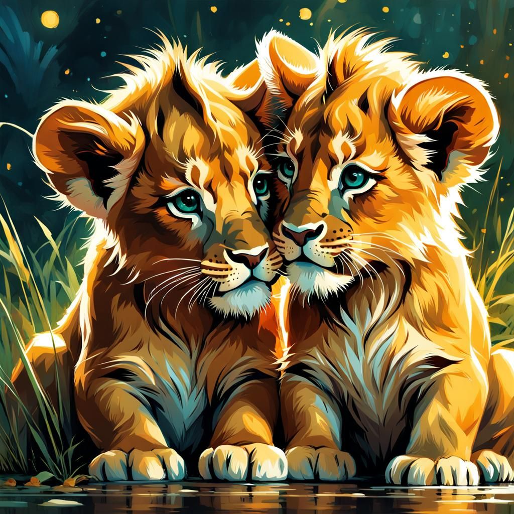 Simba 🖤 - AI Generated Artwork - NightCafe Creator