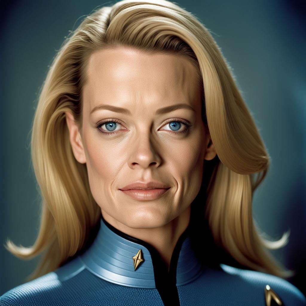 young Jeri Ryan for star trek voyager - AI Generated Artwork ...