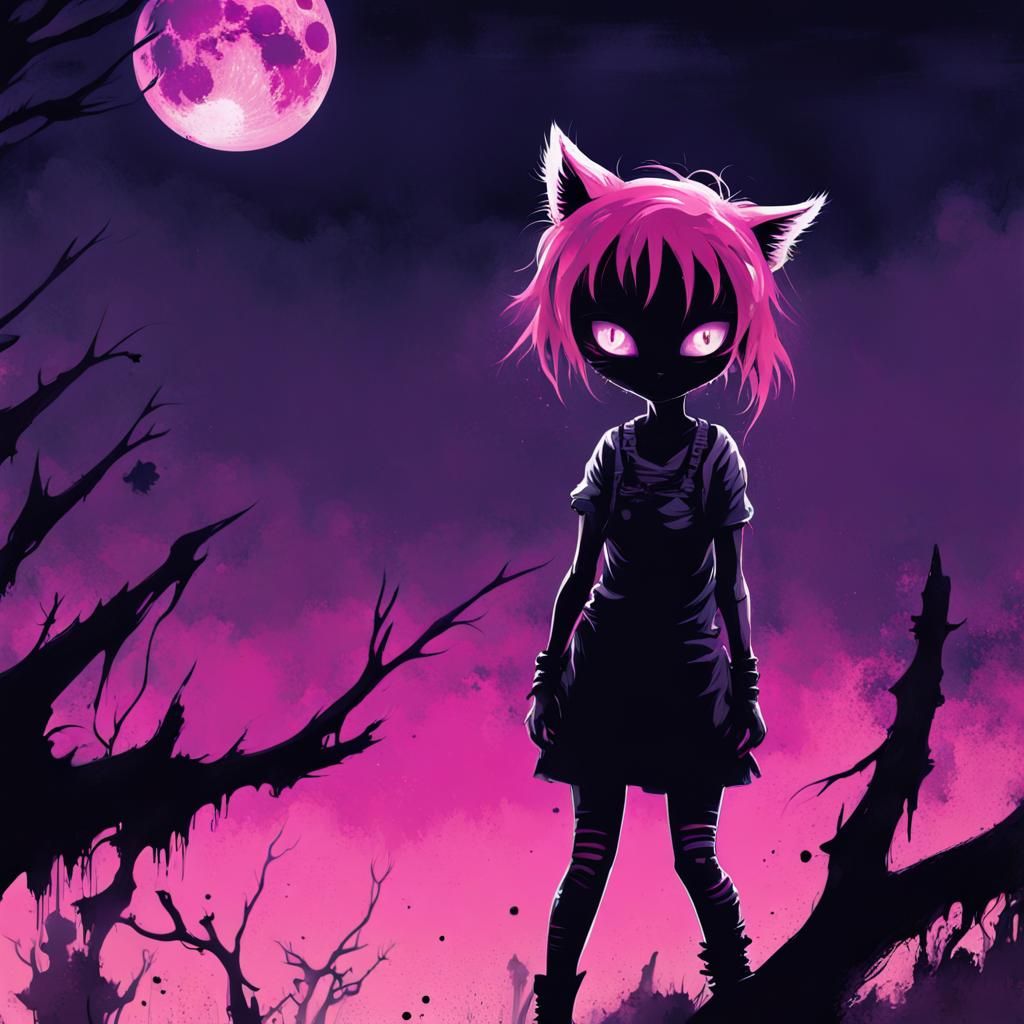 Young Dinah at Night - AI Generated Artwork - NightCafe Creator