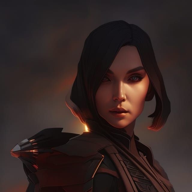 Dark Fantasy Raven Girl (Alternative 1) - AI Generated Artwork ...