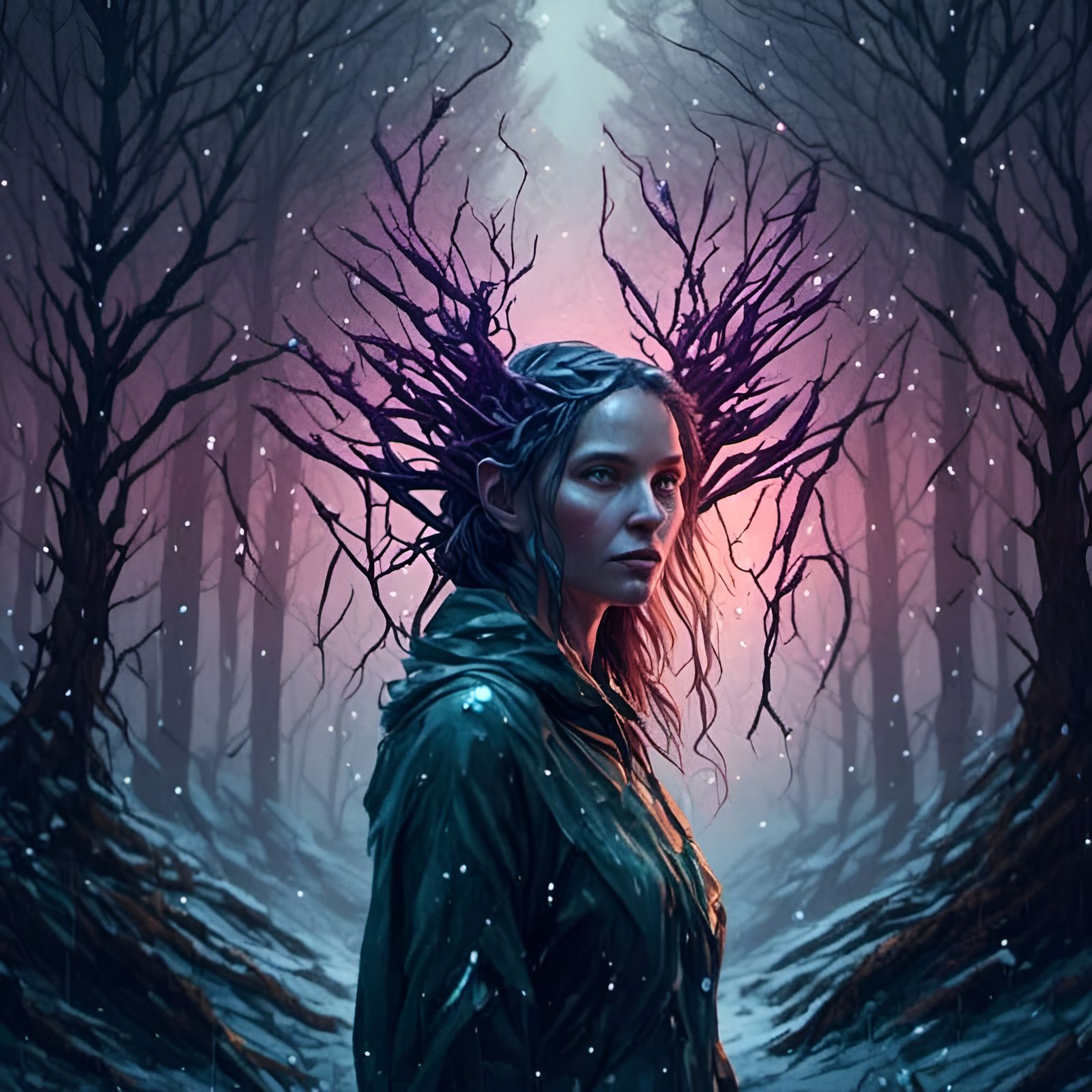 Alien Adventures in a Scandinavian Forest. - AI Generated Artwork - NightCafe Creator