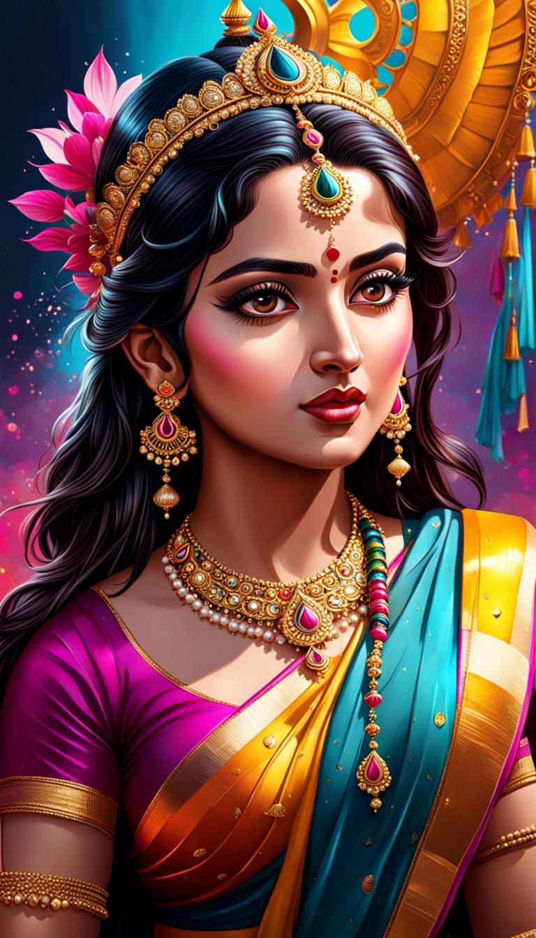 Radha ji - AI Generated Artwork - NightCafe Creator