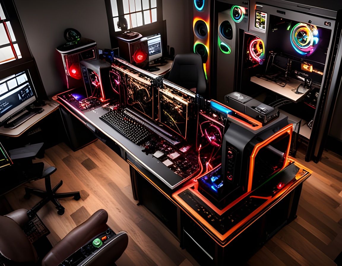 Dream Computer Lab 2 - AI Generated Artwork - NightCafe Creator