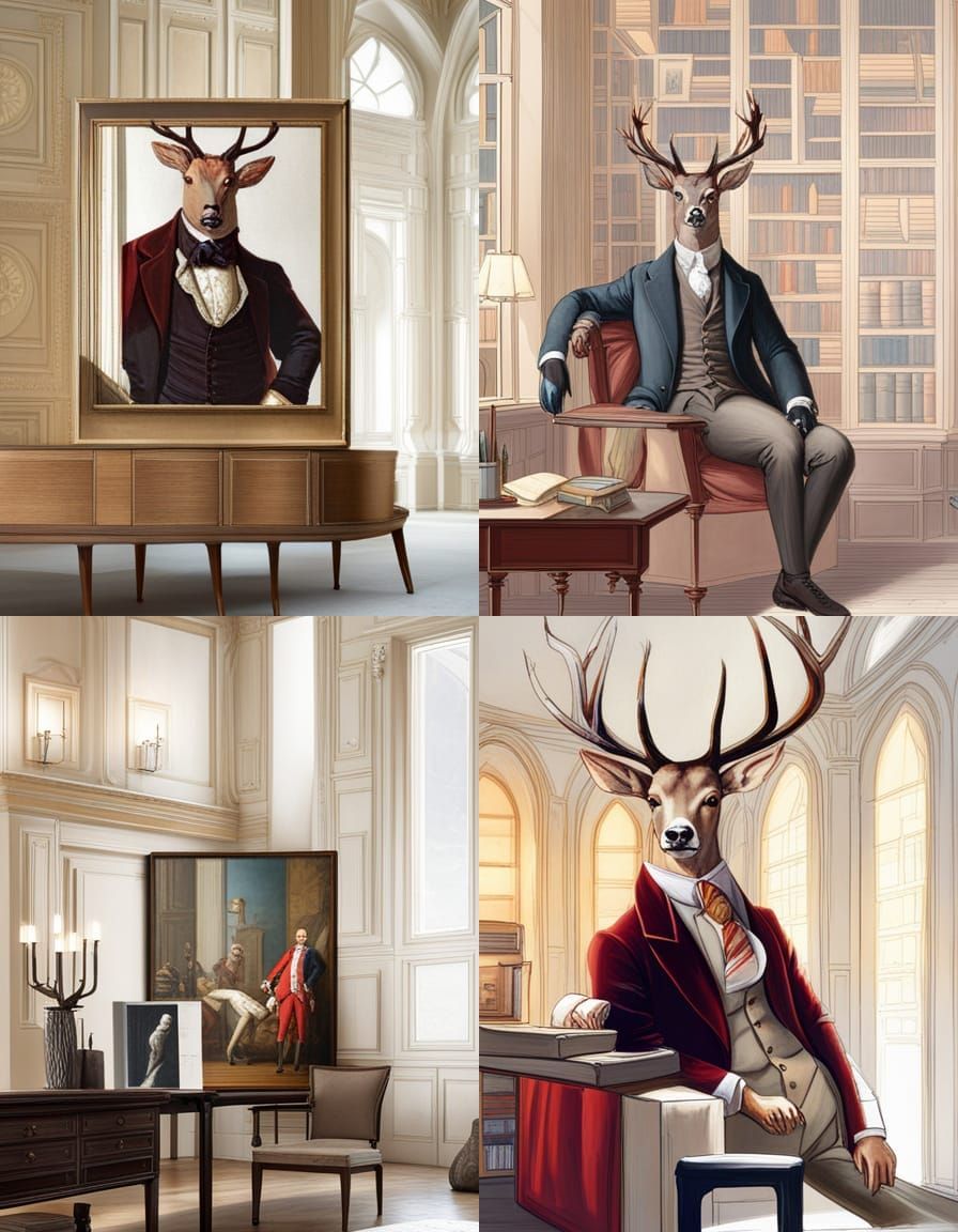 Lord Stag - AI Generated Artwork - NightCafe Creator