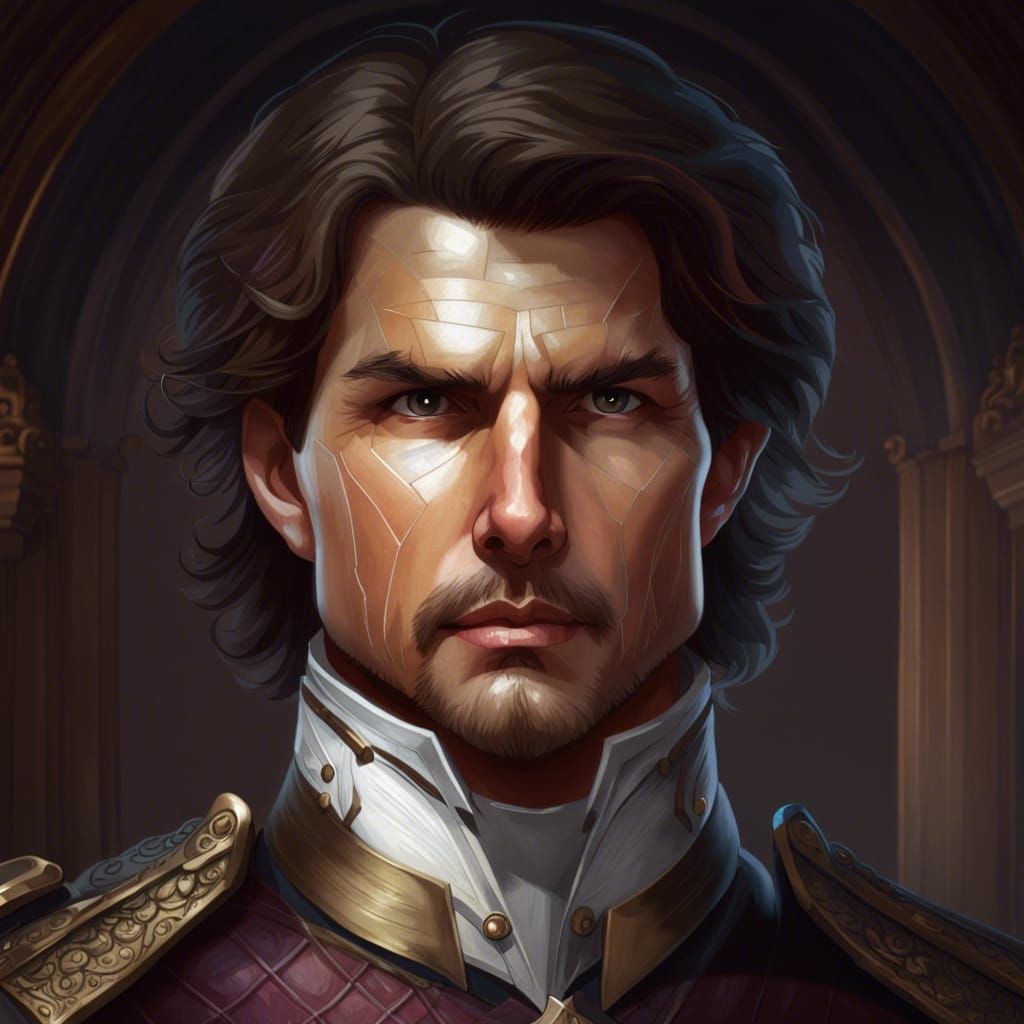 elizabethan era tom cruise captain of the guard - AI Generated Artwork ...