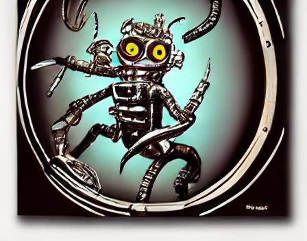 Cyber Roach - AI Generated Artwork - NightCafe Creator