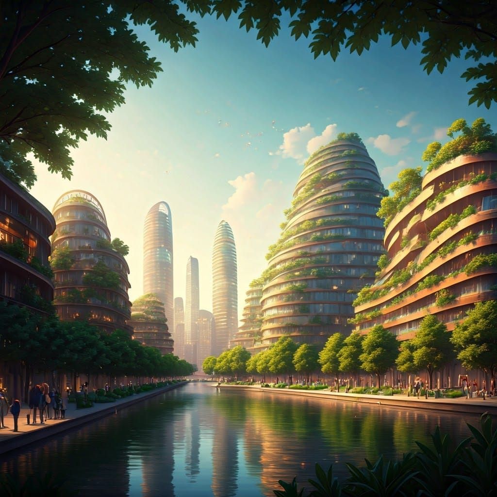 Solarpunk city - Solarpunk city