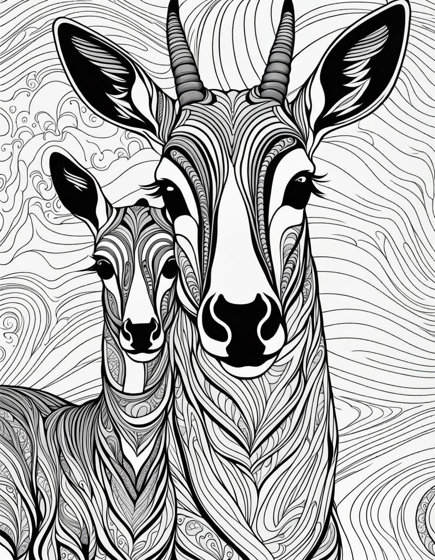 Canadian Wildlife Coloring Book page 32 - AI Generated Artwork ...