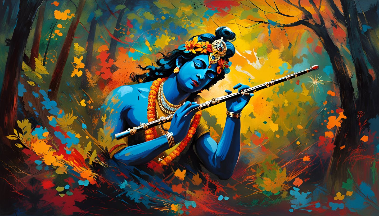 Krishna - AI Generated Artwork - NightCafe Creator