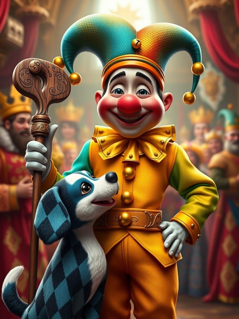 Jimothy Jester and Argyle the dog - Jimothy Jester and Argyl...