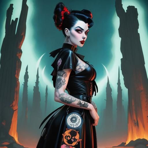 Poison Grace - AI Generated Artwork - NightCafe Creator