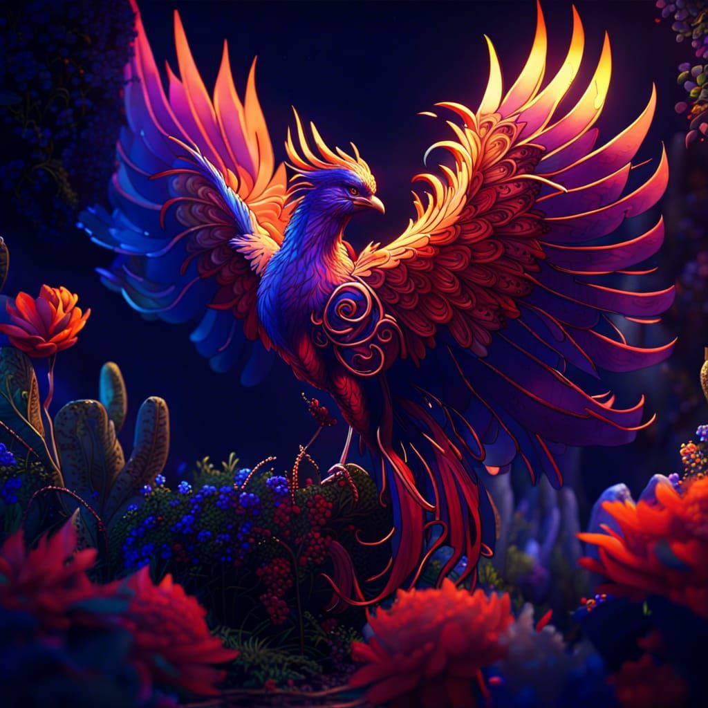 Phoenix - AI Generated Artwork - NightCafe Creator