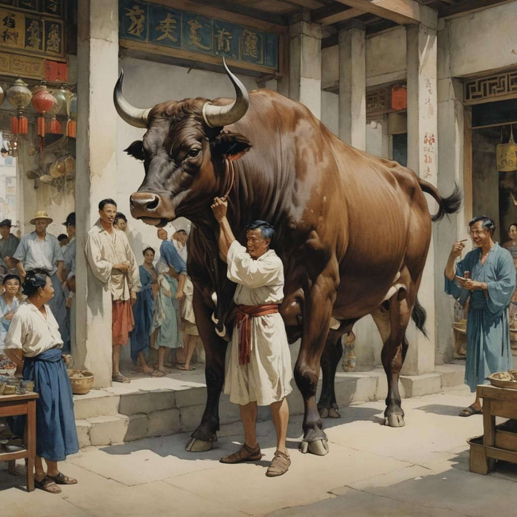 "This is China, right? And I've got the Bull ... so all we need is a ...