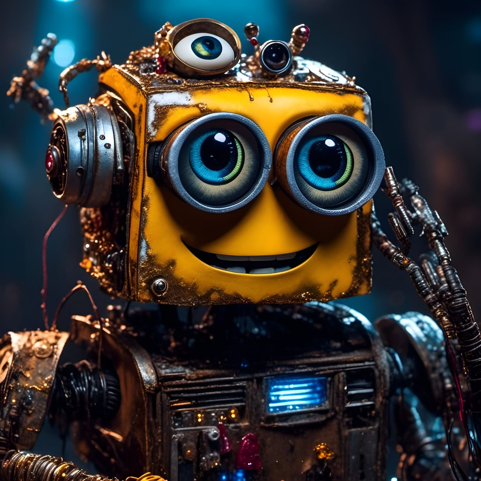 Minion Bot - AI Generated Artwork - NightCafe Creator