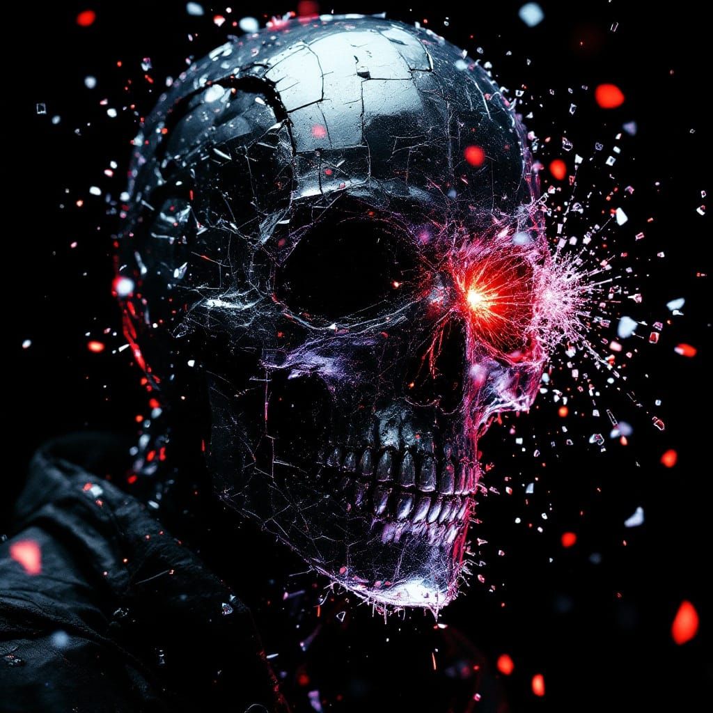 Echoes of Oblivion - Noir Splintered Spectral Warrior in Di...