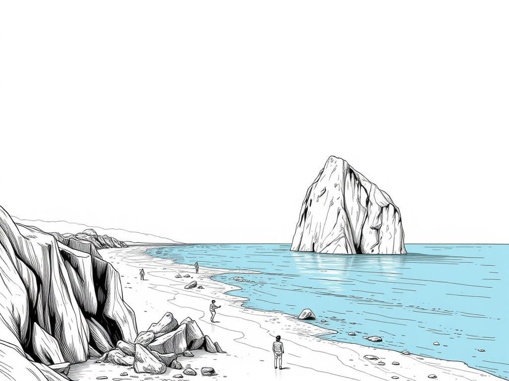 El Farallon in Km 8 beach / Comodoro Rivadavia