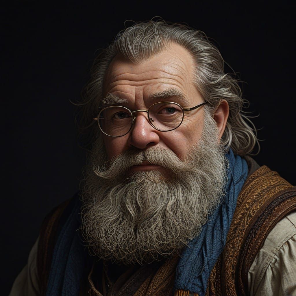 Grizzled Gruff Dwarf Rune Carver - Golden Dwarf Rune Carver ...