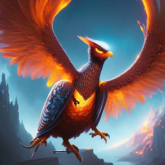 "Knitted Robot fire owl" adorable cute, Greg Rutkowski, concept art ...