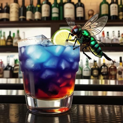 Bar fly - AI Generated Artwork - NightCafe Creator