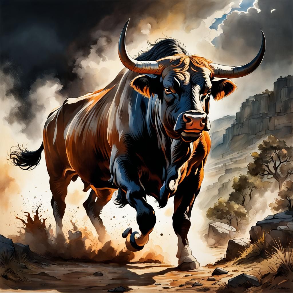 bull - AI Generated Artwork - NightCafe Creator