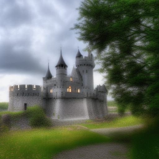 Castle - AI Generated Artwork - NightCafe Creator