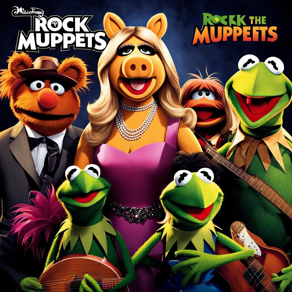 Rock Muppets - AI Generated Artwork - NightCafe Creator