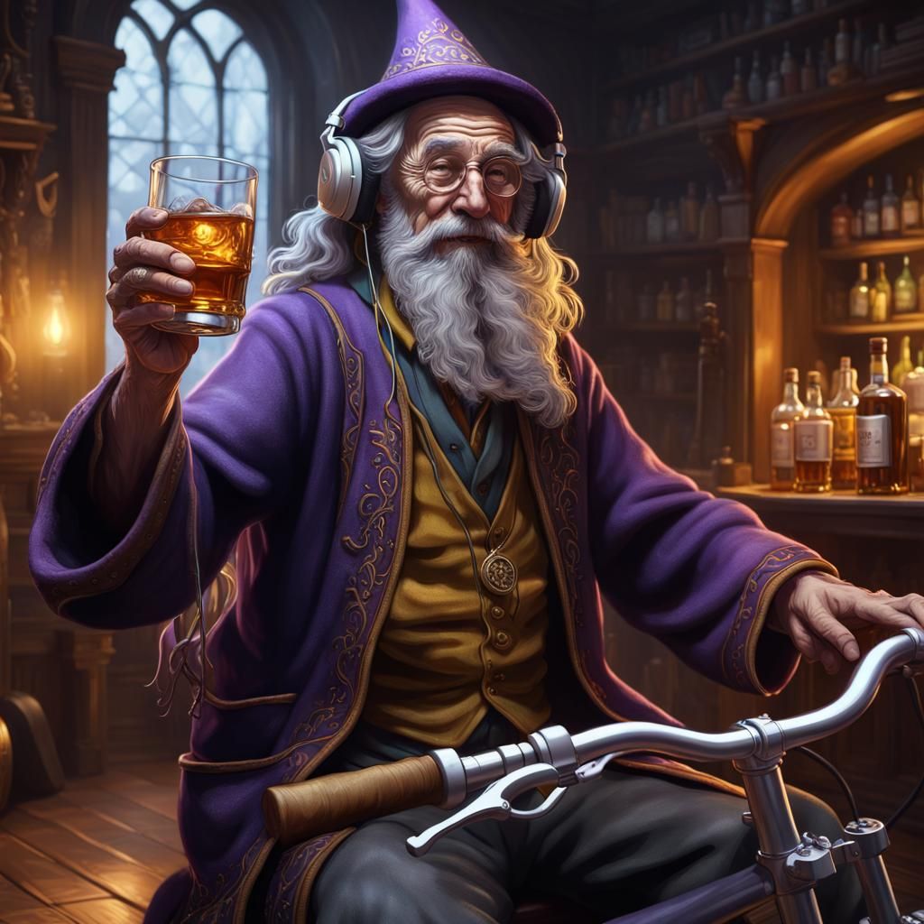 Wizard...Its The Weekend ! - AI Generated Artwork - NightCafe Creator
