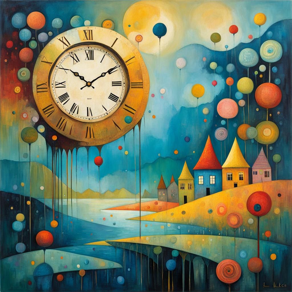 COLLECTION OF CLOCKS #9 - AI Generated Artwork - NightCafe Creator