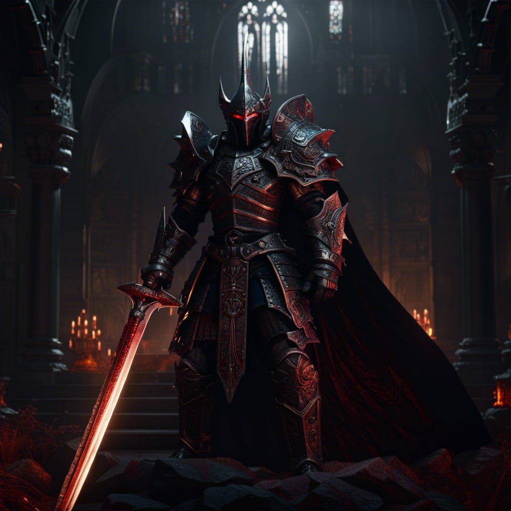 Evolution Gothic Hell Knight - AI Generated Artwork - NightCafe Creator