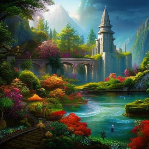 Hidden Temple - AI Generated Artwork - NightCafe Creator