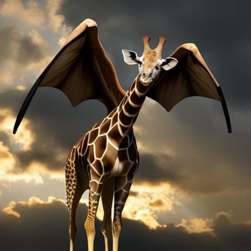 the terrible giraffe dragon - AI Generated Artwork - NightCafe Creator