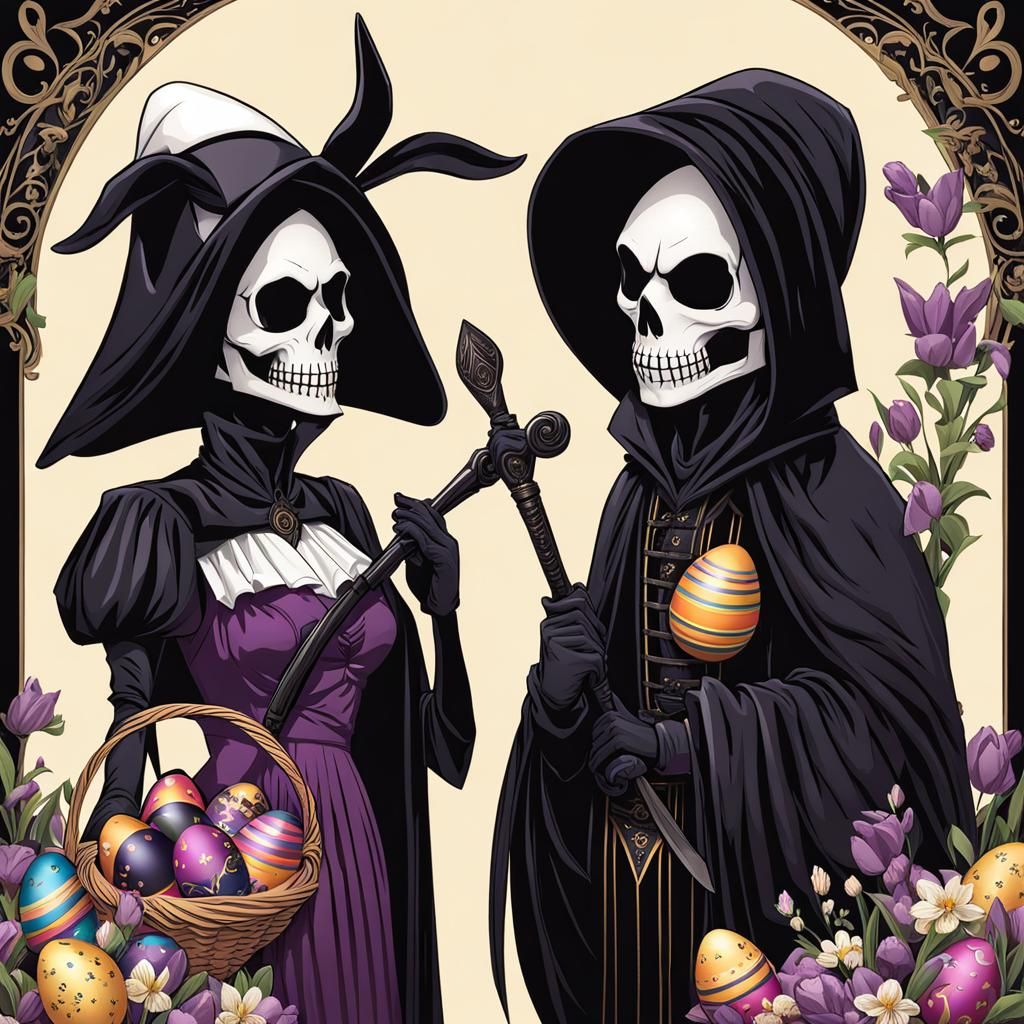Easter Reapers - AI Generated Artwork - NightCafe Creator
