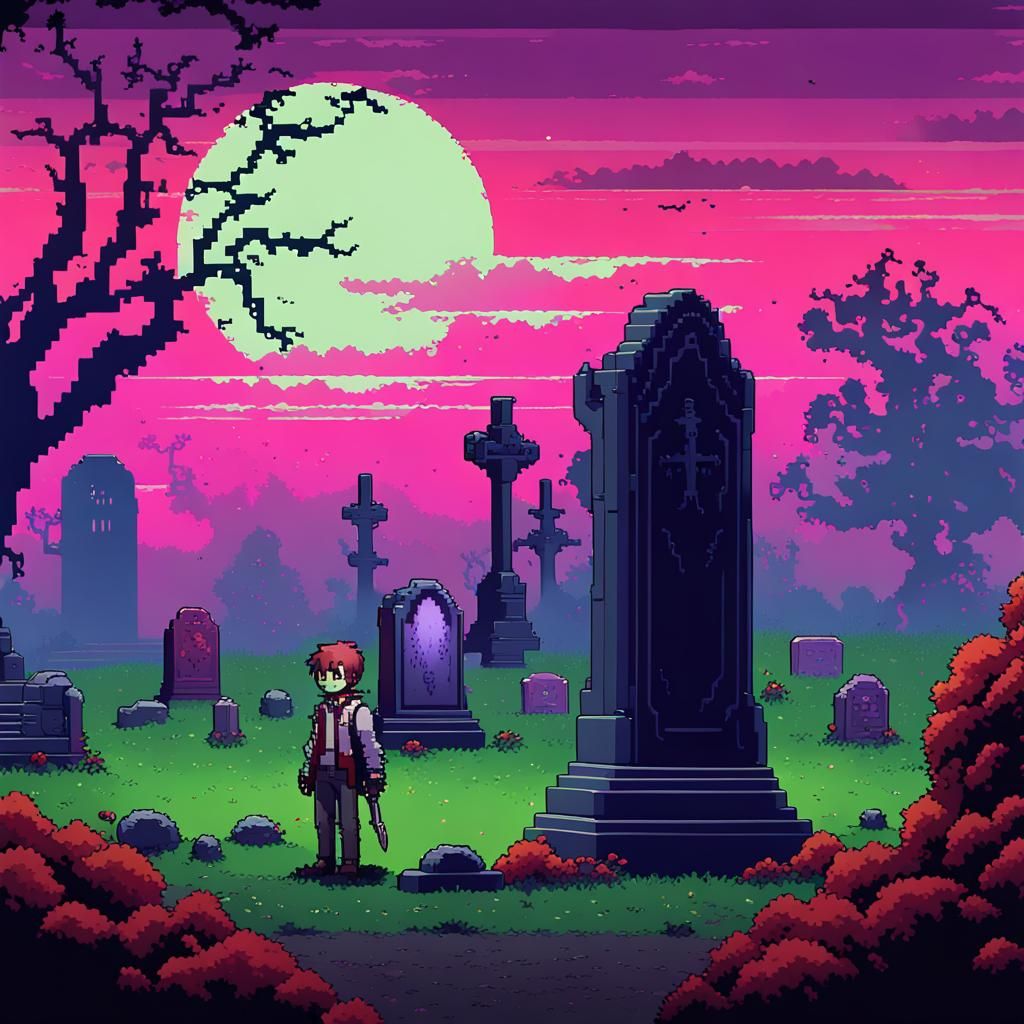 graveyard - AI Generated Artwork - NightCafe Creator