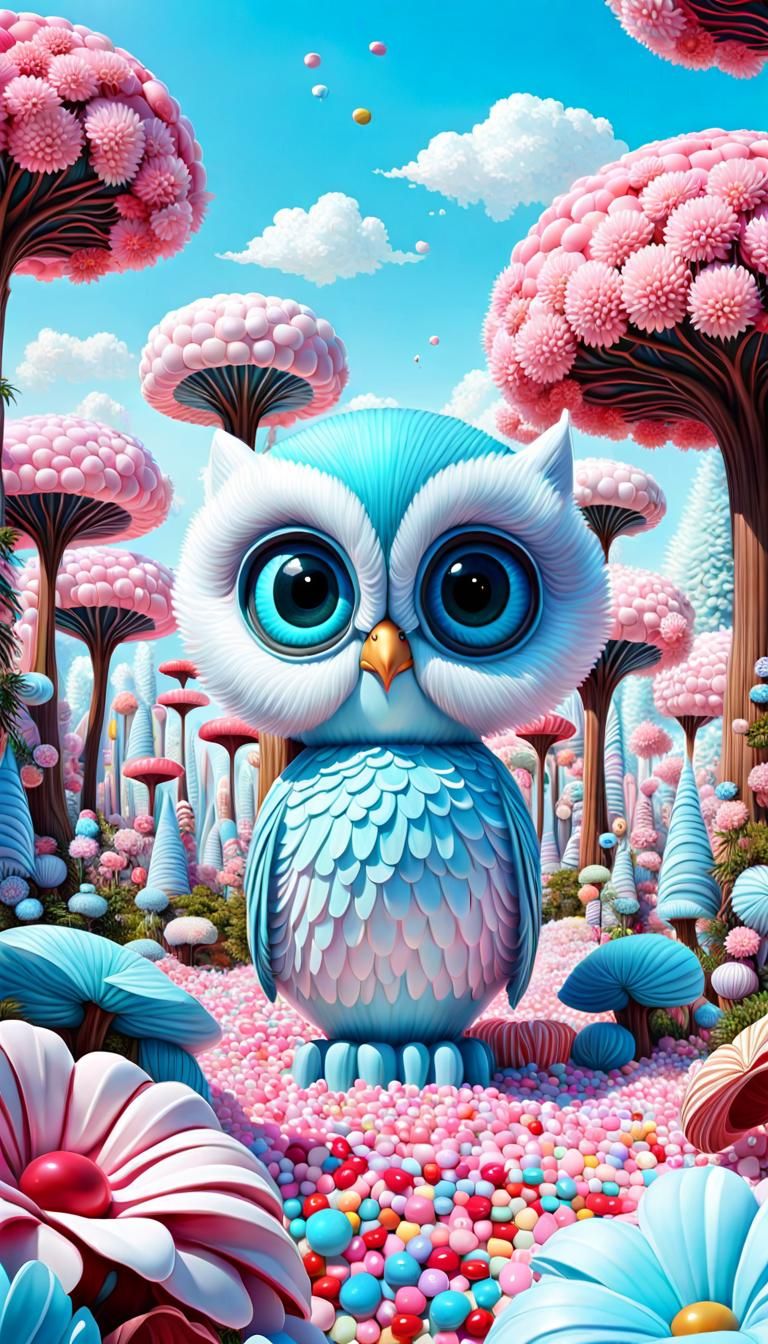 A pale blue breathtaking Beautiful candy coated cuddly creatures made ...