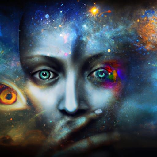 Cosmic Awareness of The Great Ones. avant garde, sublime, impressionist ...