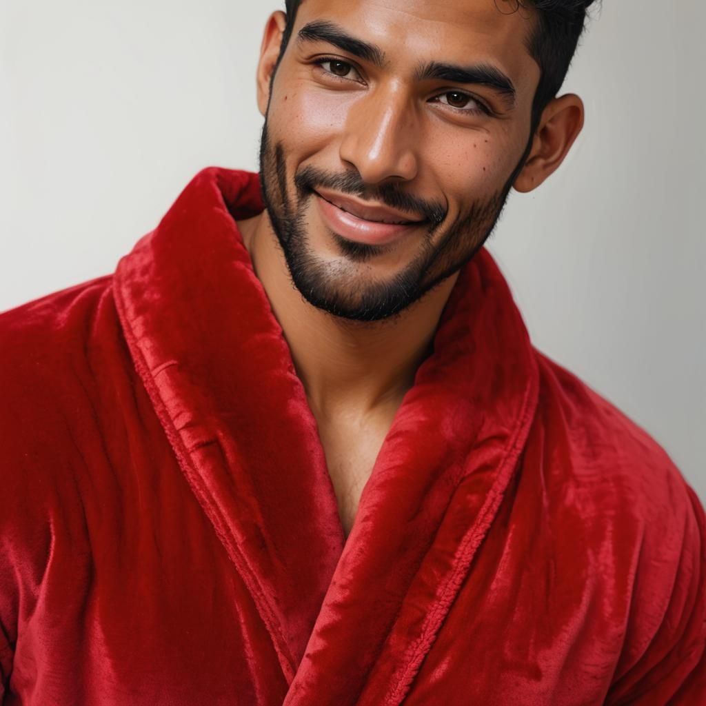 A handsome nice young Arab with black hair and beard - AI Generated ...