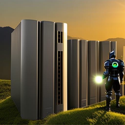 Open data center - AI Generated Artwork - NightCafe Creator