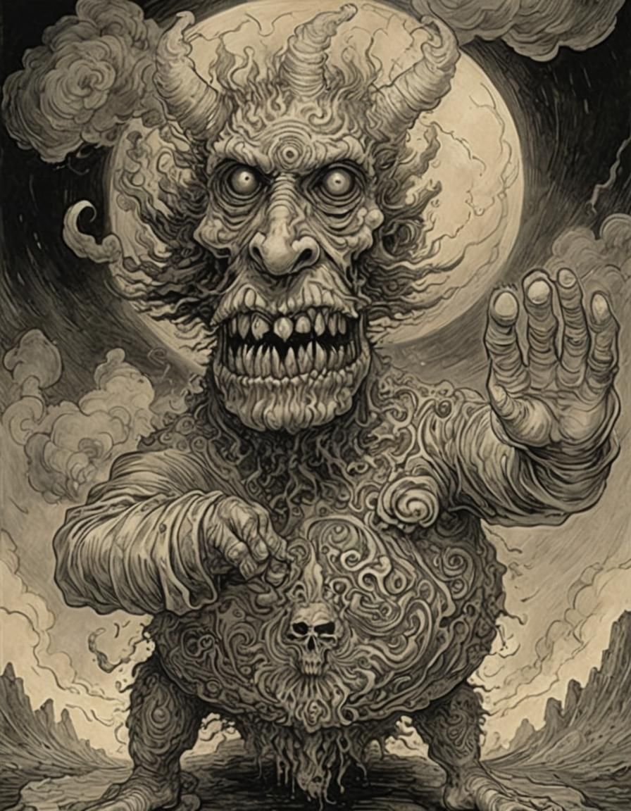 Customs devil - AI Generated Artwork - NightCafe Creator