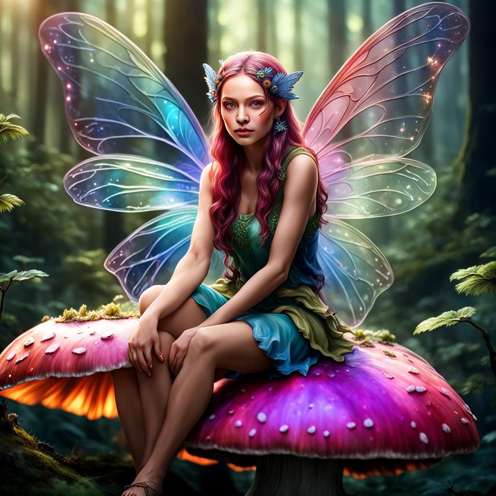 Beautiful Fairy 9 - AI Generated Artwork - NightCafe Creator