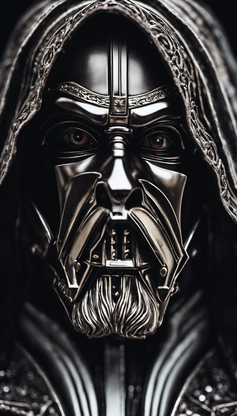 A photograph of Darth Jesus, (no Helmet) intricate details, HDR ...