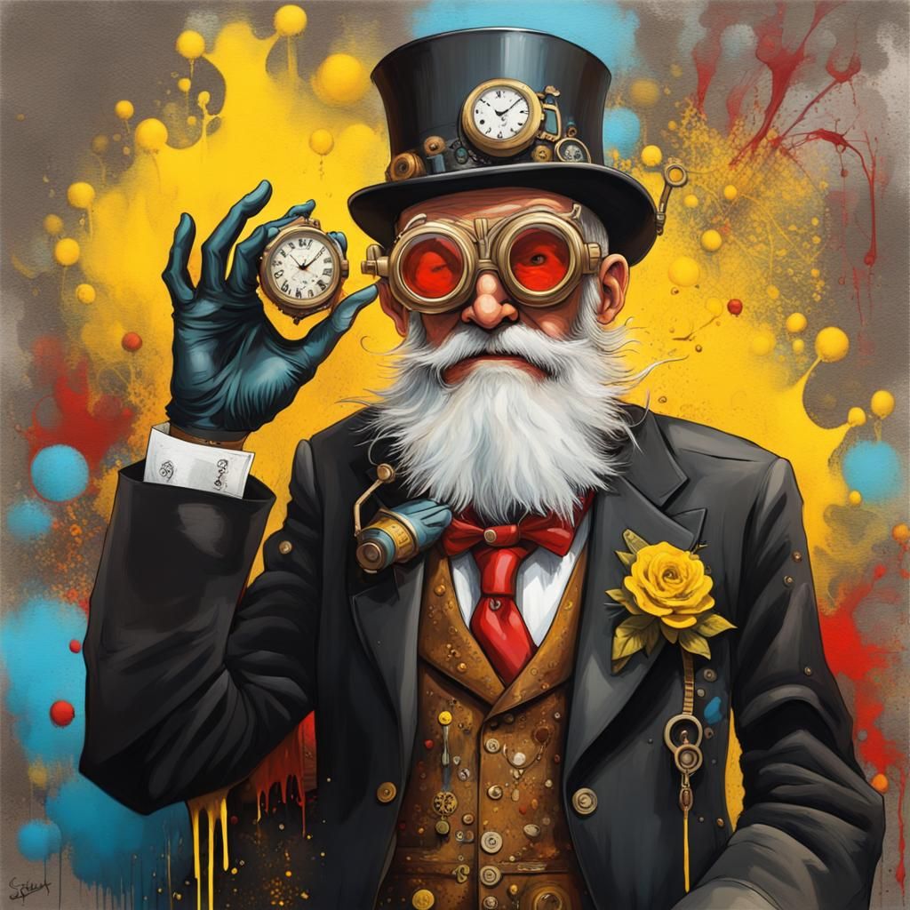 The Old Man Time Keeper - AI Generated Artwork - NightCafe Creator