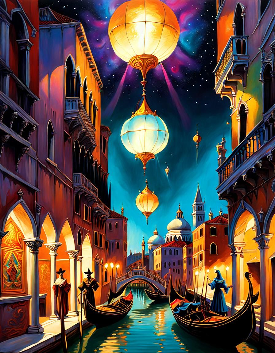 Carnival of Venice - AI Generated Artwork - NightCafe Creator