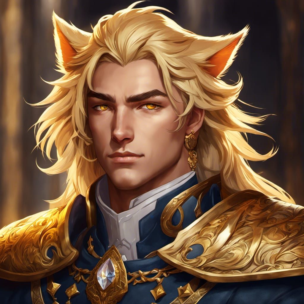 Cocky. Dynamic. Smirk. Detailed painting, matte, deep color ...