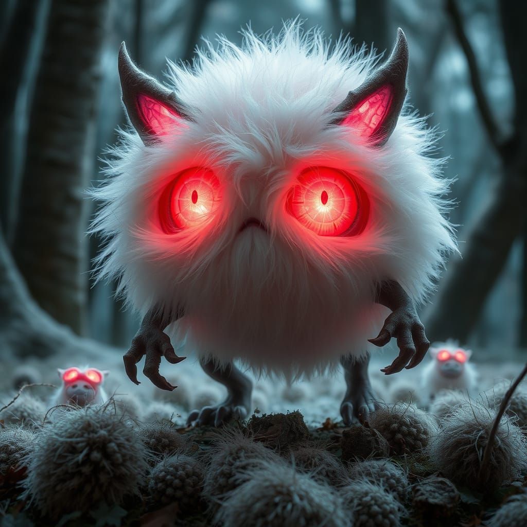 Ethereal Infrared Forest Being - AI Art