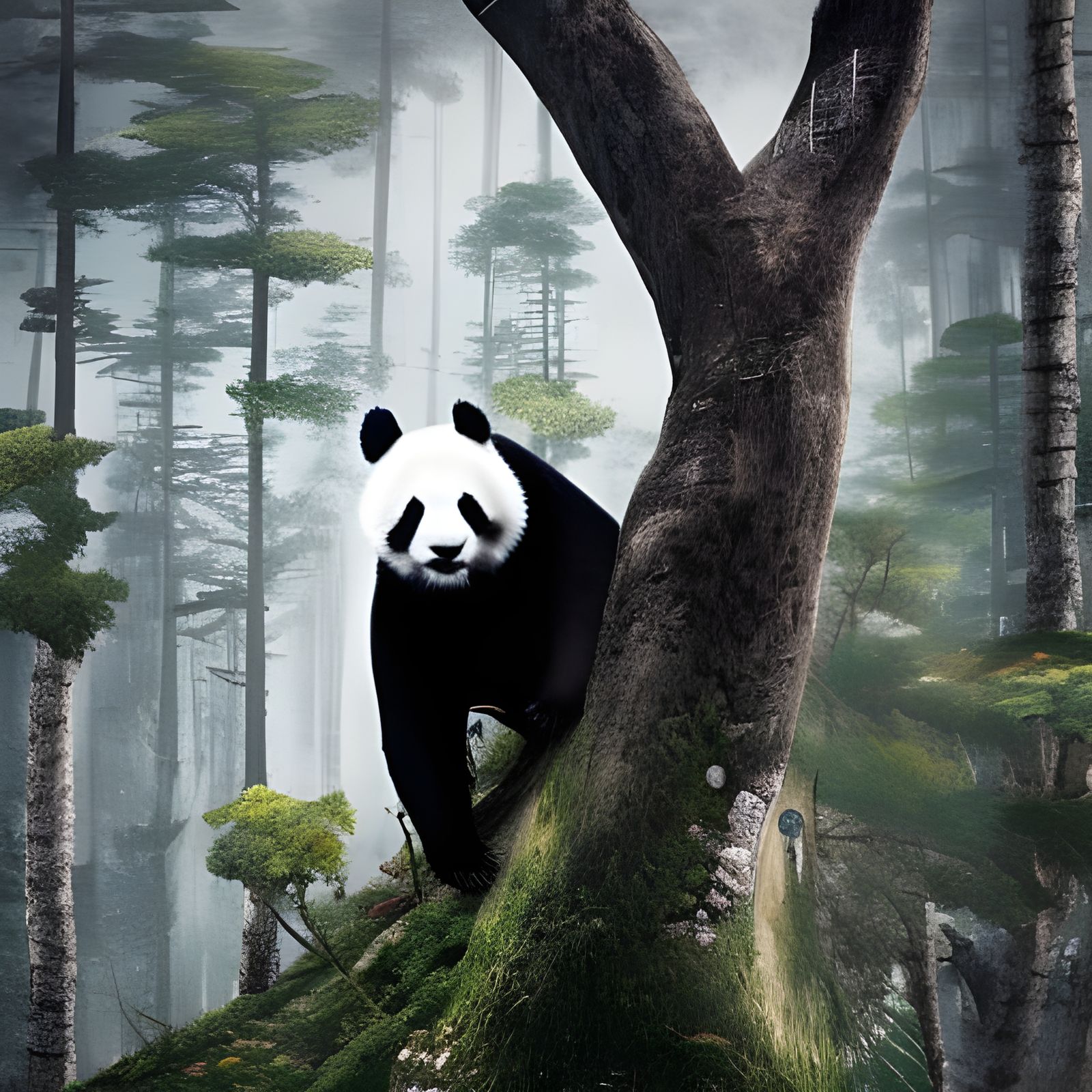Panda - AI Generated Artwork - NightCafe Creator