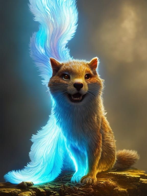 Magical squirrel - AI Generated Artwork - NightCafe Creator