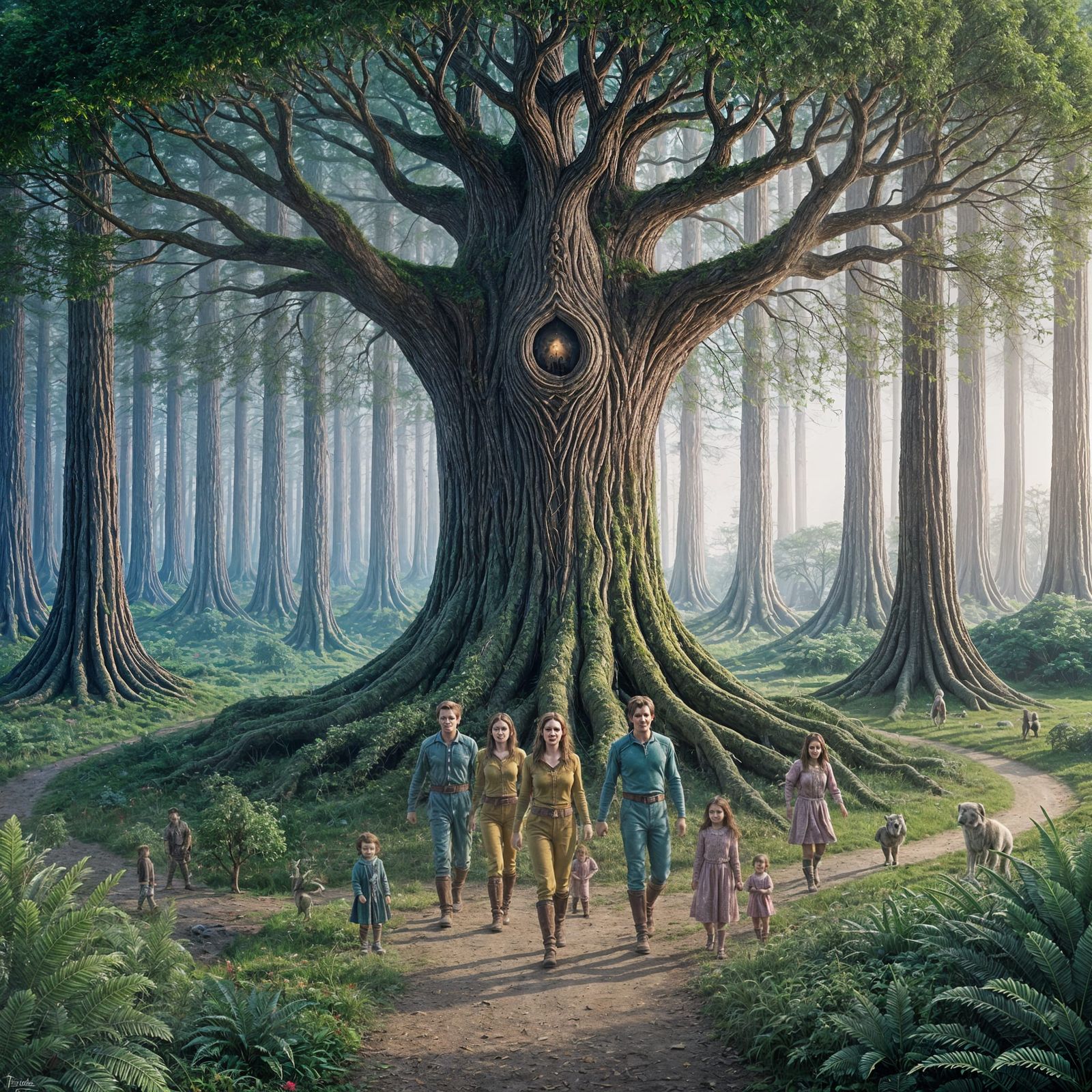 The Guiding Tree in the Great Forest of Talax