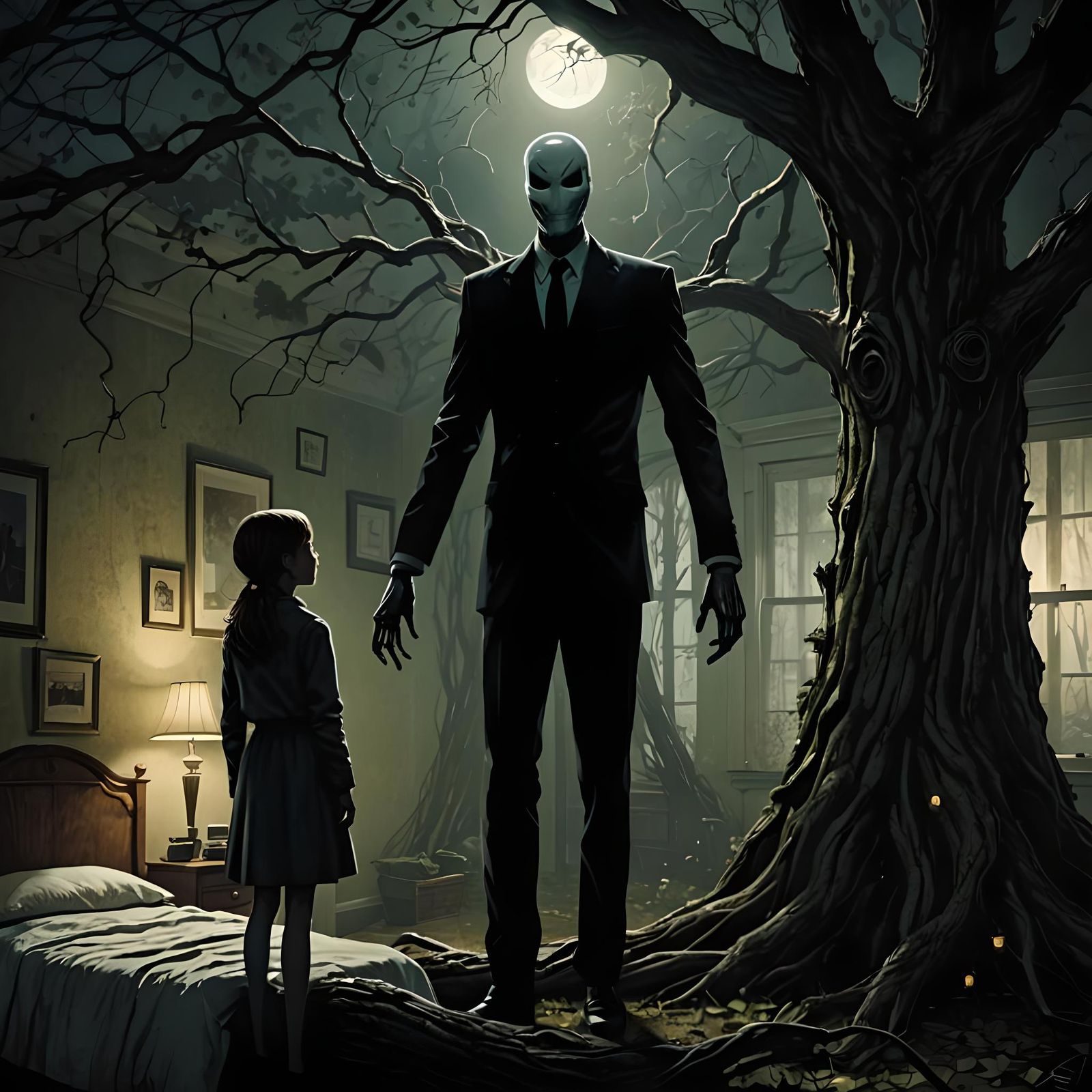 Nightmare! - AI Generated Artwork - NightCafe Creator