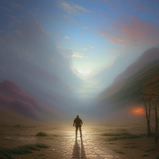 The life of stranded man - AI Generated Artwork - NightCafe Creator