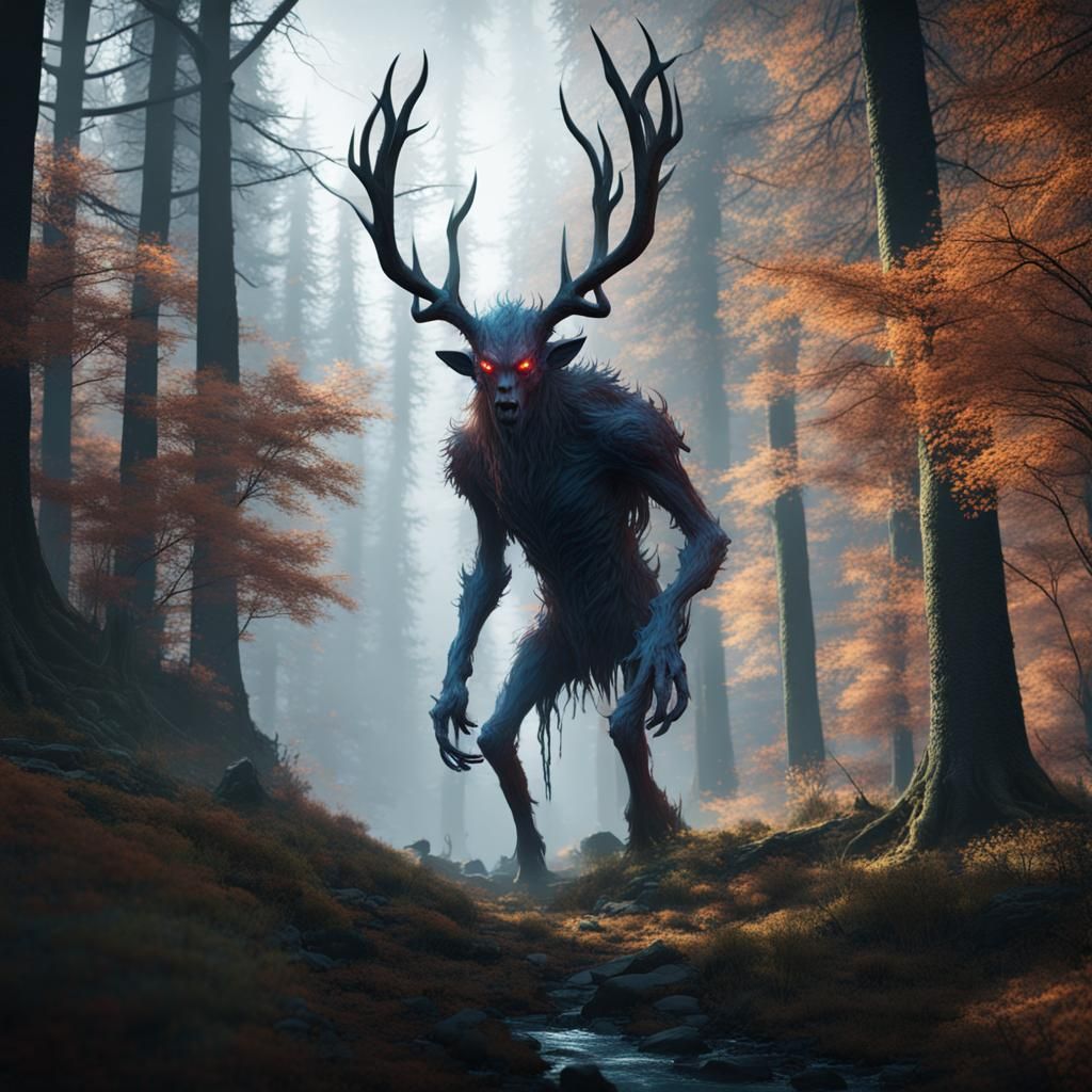 Wendigo - AI Generated Artwork - NightCafe Creator